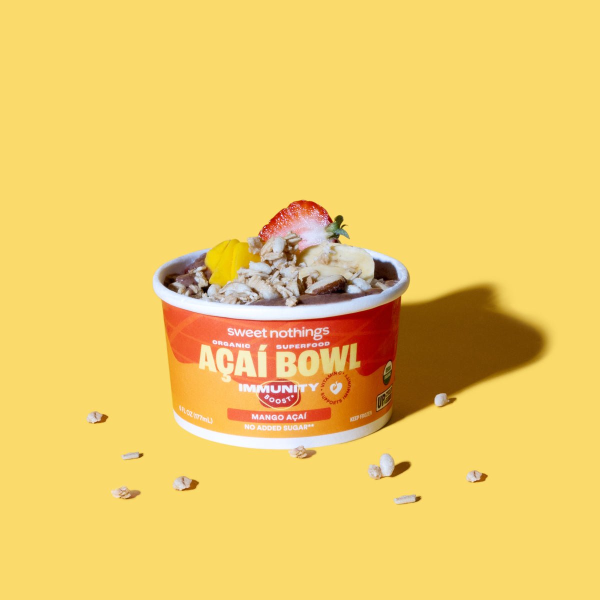 Sweet Nothings | Organic Mango Frozen Açai Bowl